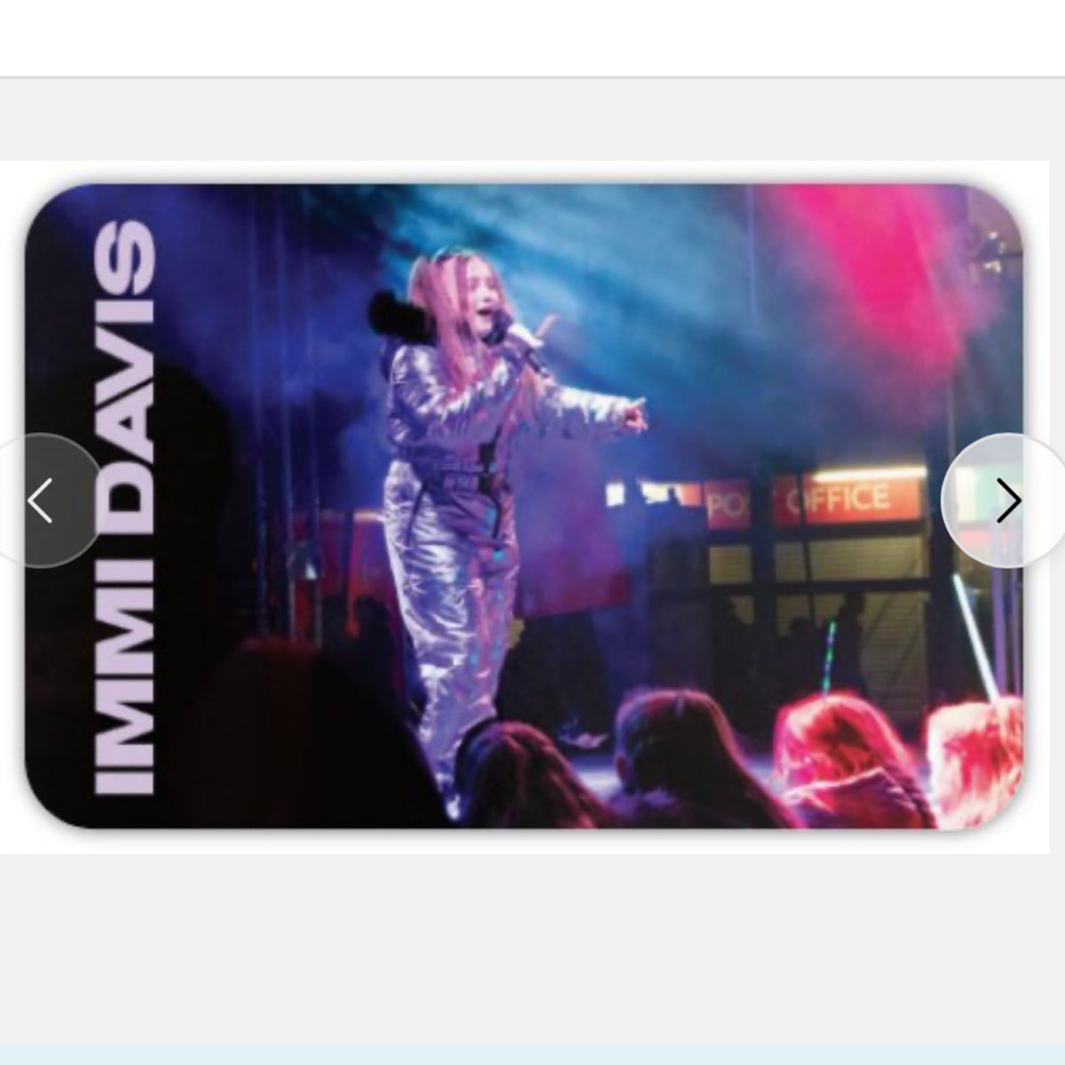 45 A signed February 2024 Immi Davis Business Card – Immi Davis Official