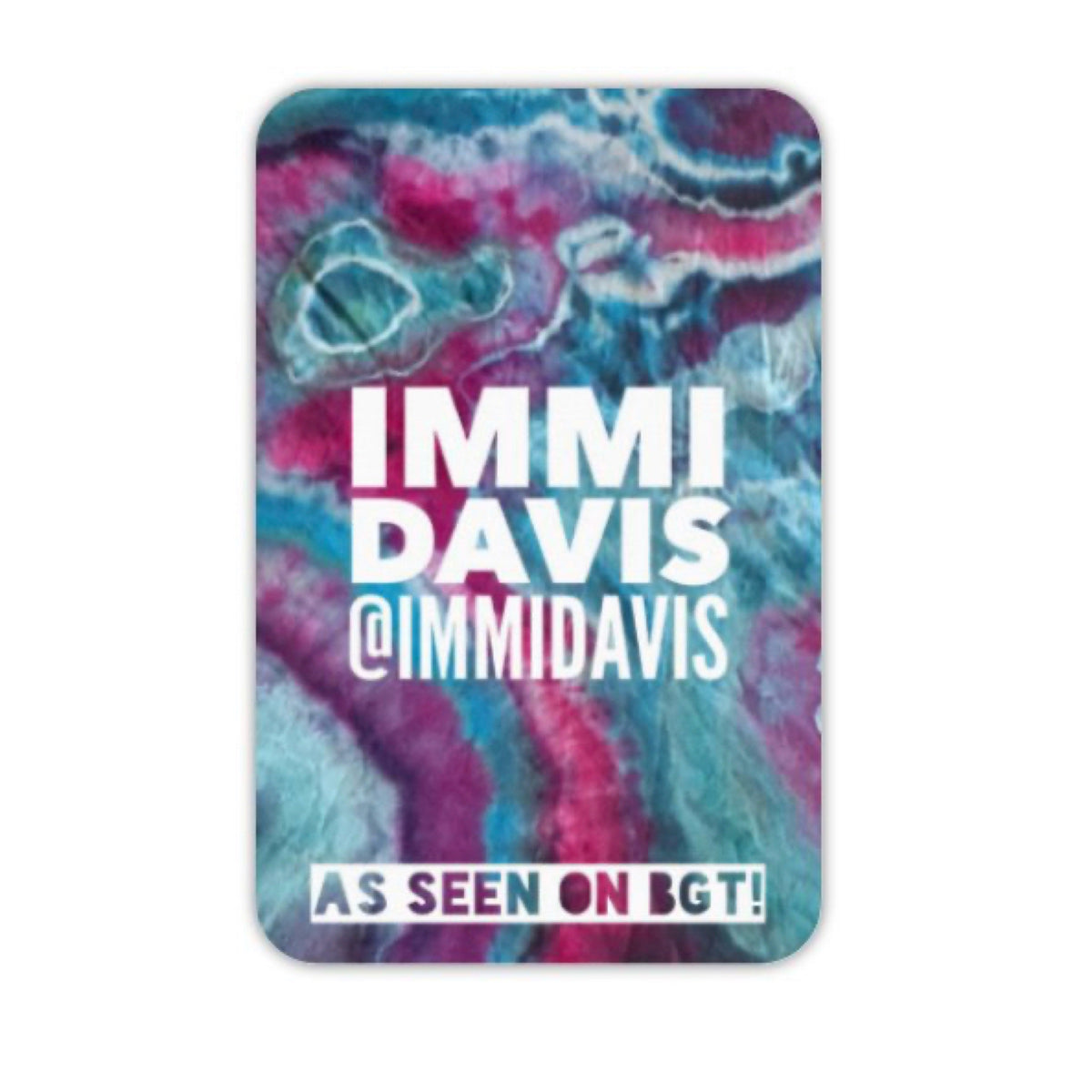 003 An Autographed April 2025 Immi Davis Business Card – Immi Davis ...