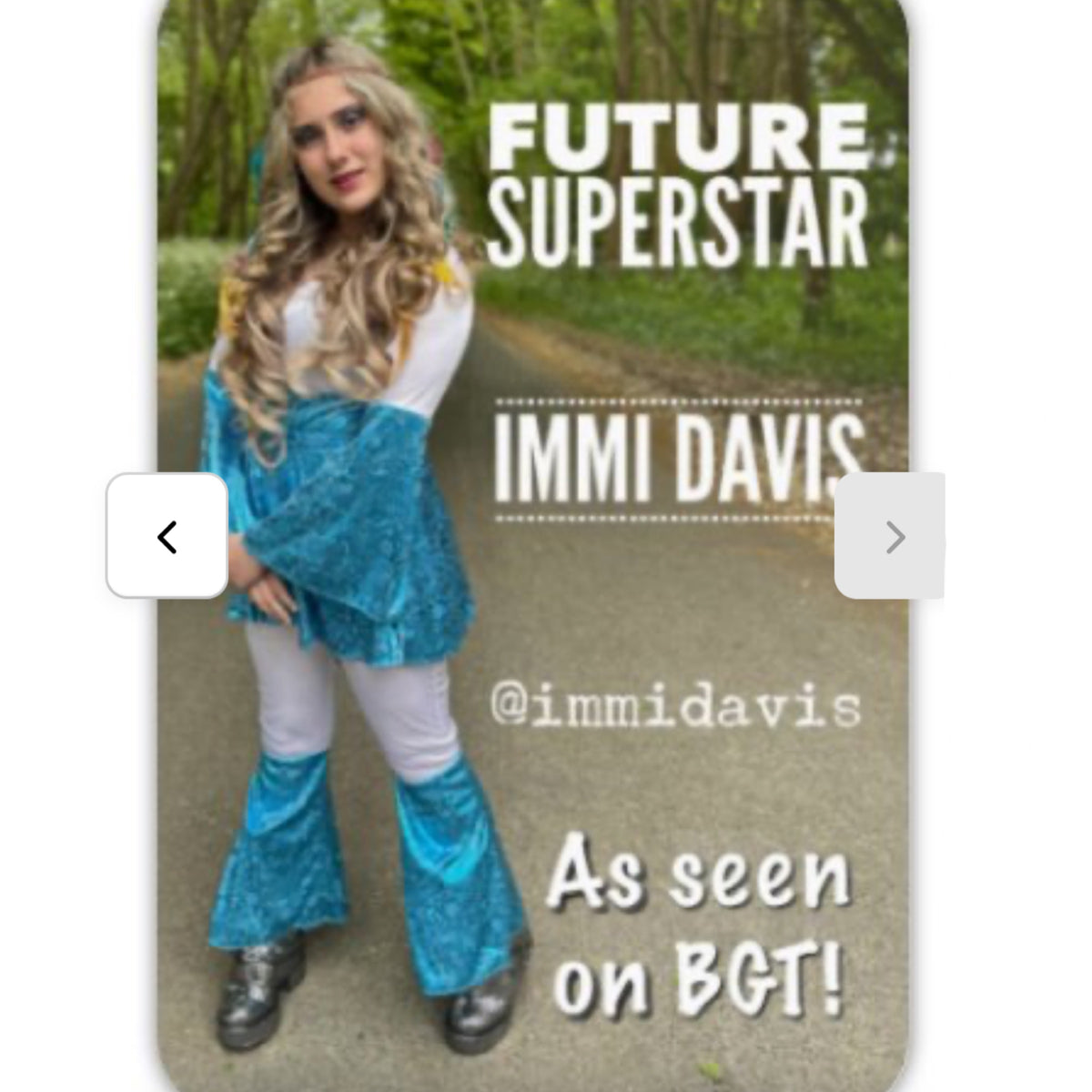 003 An Autographed May 2025 Immi Davis Business Card – Immi Davis Official