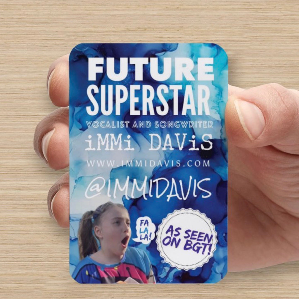 34 An April ‘23 Genuine Signed Immi Davis Business Card – Immi Davis ...