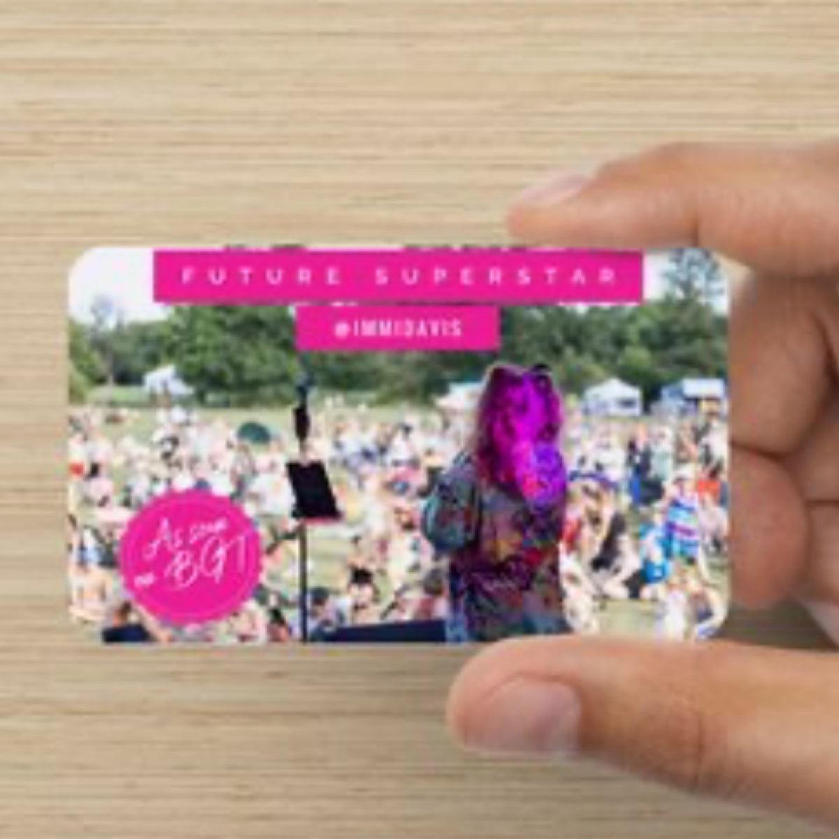 36 A June ‘23 Genuine Signed Immi Davis Business Card – Immi Davis Official